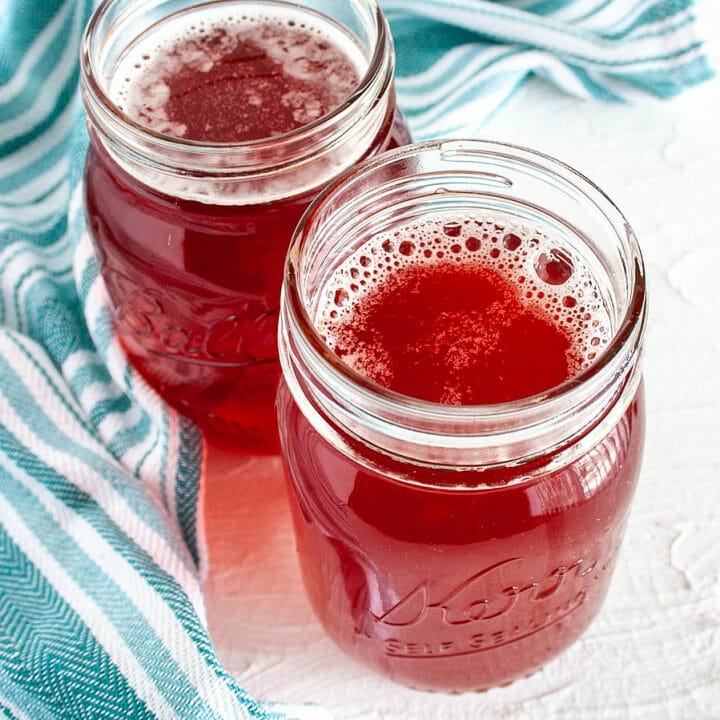 Raspberry Kombucha - Create Mindfully