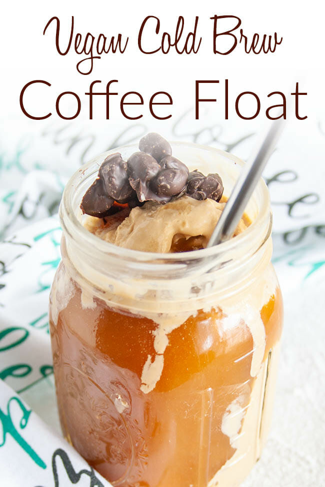 Vegan Cold Brew Coffee Float - Create Mindfully