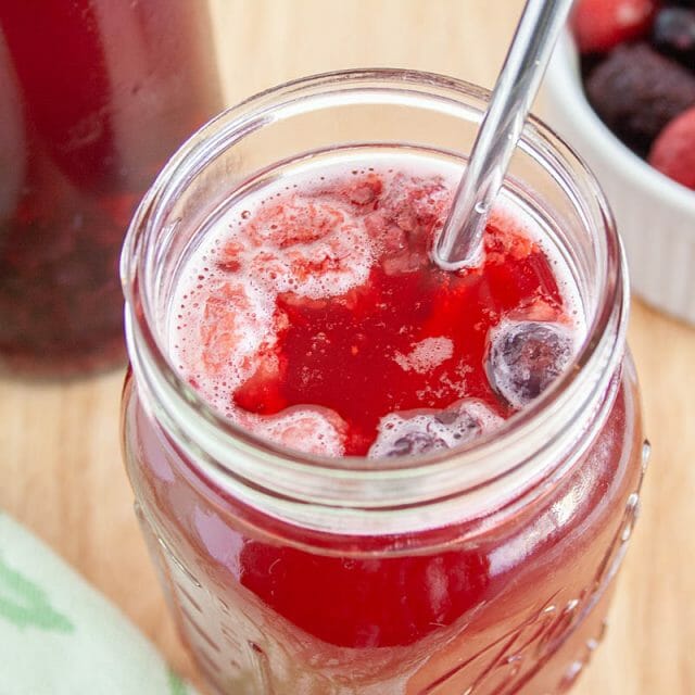 Mixed Berry Kombucha - Create Mindfully