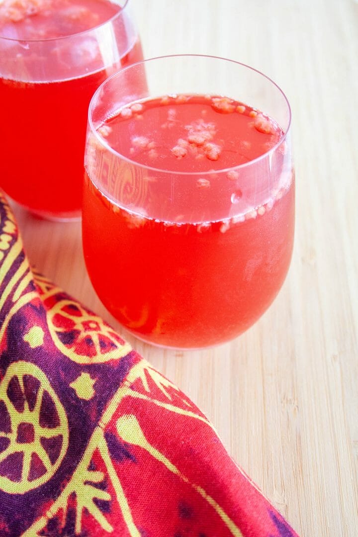 Raspberry Hibiscus Kombucha - Create Mindfully