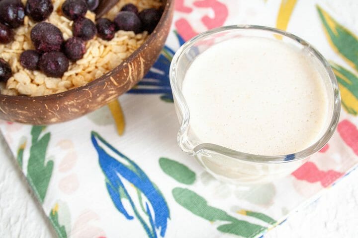 Creamy Homemade Oat Milk - Create Mindfully