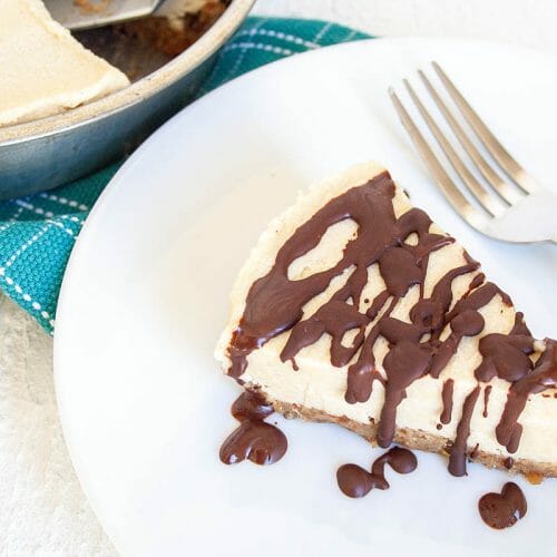 Creamy No-Bake Vegan Cheesecake - Create Mindfully