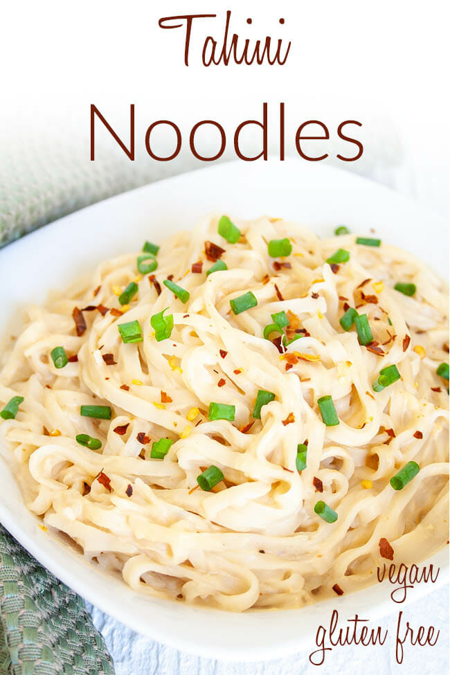 Tahini Noodles - Create Mindfully