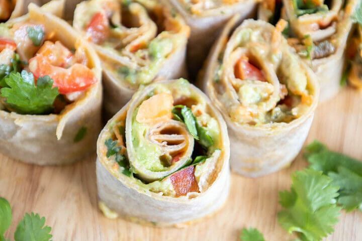 Thai Pinwheels with Peanut Sauce - Create Mindfully