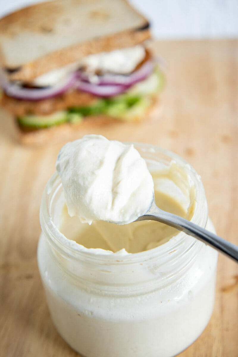 Creamy Vegan Cashew Mayo - Create Mindfully
