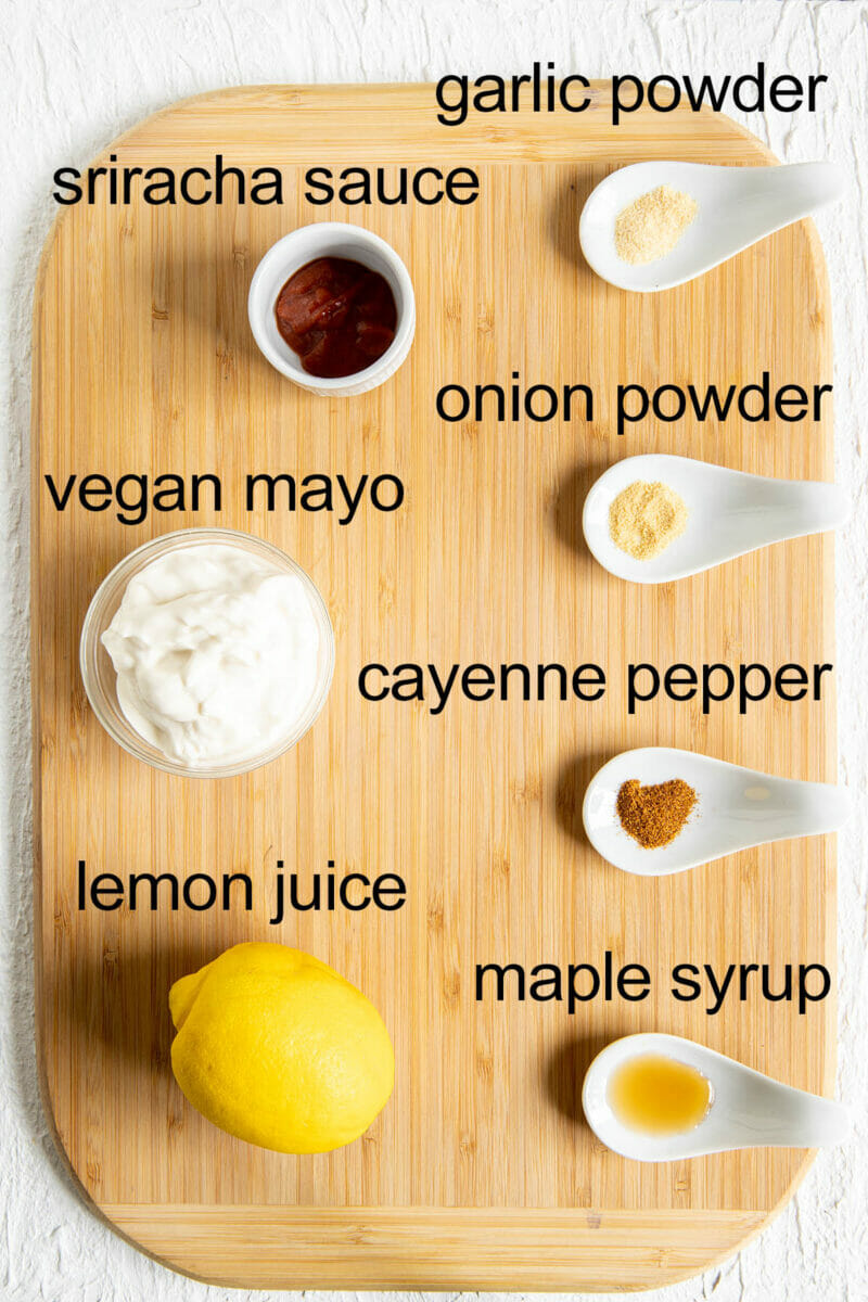 Easy Vegan Sriracha Mayo - Create Mindfully