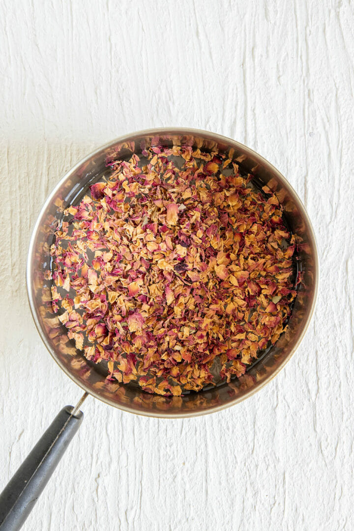 Homemade Rose Simple Syrup - Create Mindfully