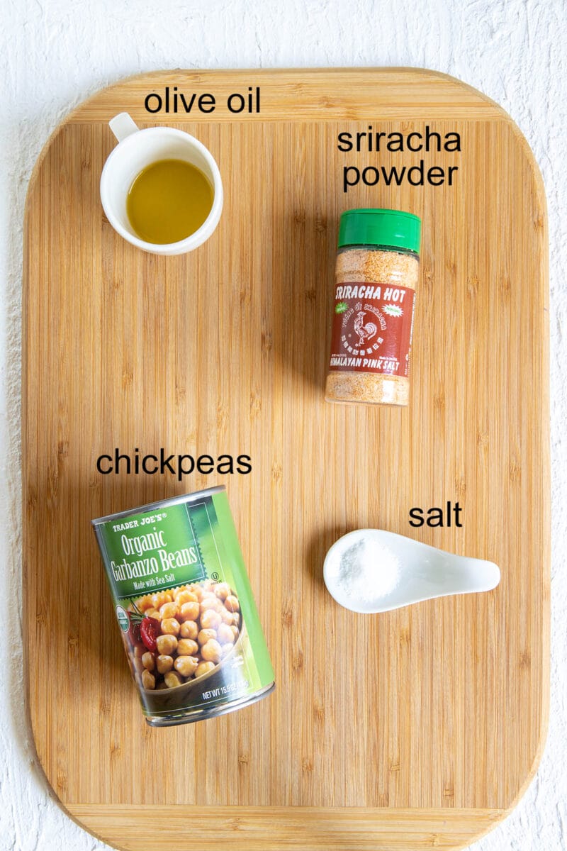 Sriracha Roasted Chickpeas - Create Mindfully